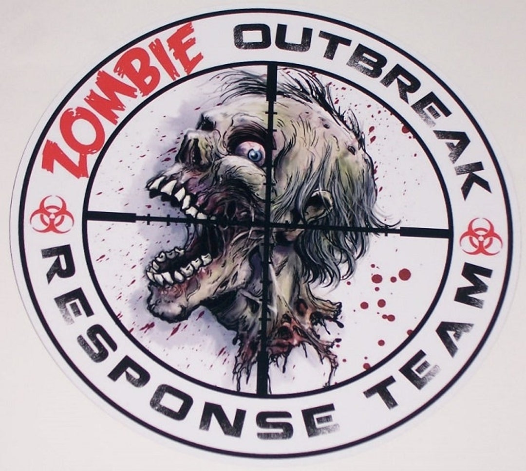 Zombie Outbreak Response Team Decal / Sticker Great for Car Truck or ...