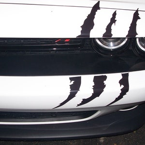 Claw Headlight Rip Decals / Stickers FIT All Model 2008 - 2023 Dodge ...