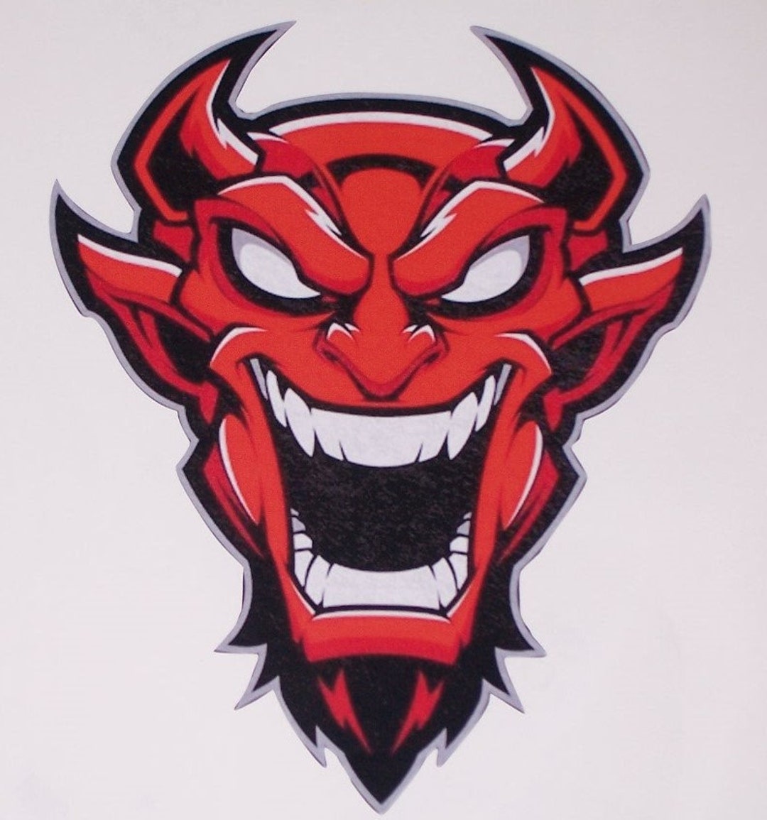 RED Hot Rod Laughing Devil Decal / Sticker Great for Street Rod Rat Rod ...