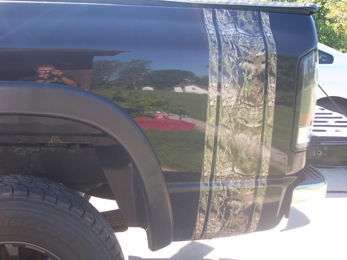 PAIR Camouflage Truck Bed Stripe Decals / Stickers FIT All Year Make ...