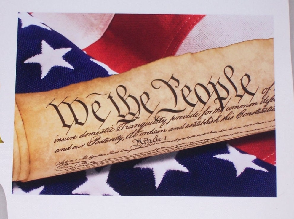 We the People Constitution American Flag Decal / Sticker - Etsy