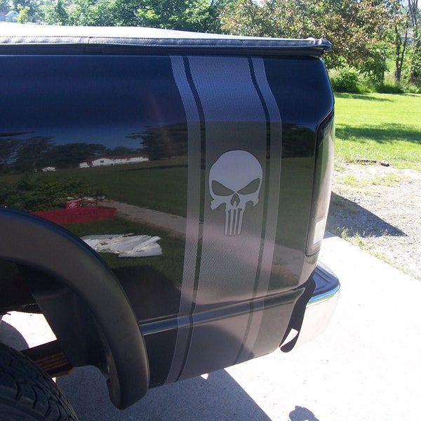 Skull Truck Bed Decal - Etsy