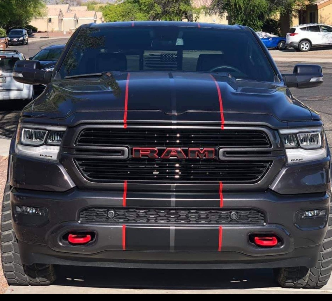 10" Twin 2 Color Rally Stripes FIT ALL Model 2009 - UP Ram Truck - Etsy