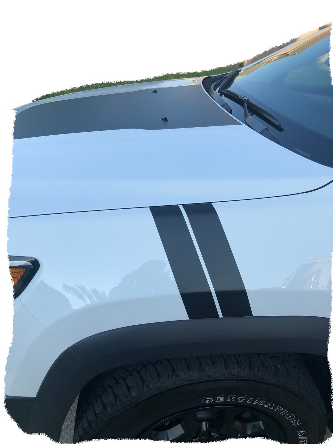 3" Fender Hash Mark Stripes FIT ALL Model 2013 - UP Jeep Cherokee - Etsy