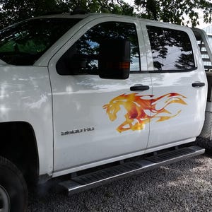 Universal Tribal Mustang Pony Side Graphics FIT All Model Car Truck or ...