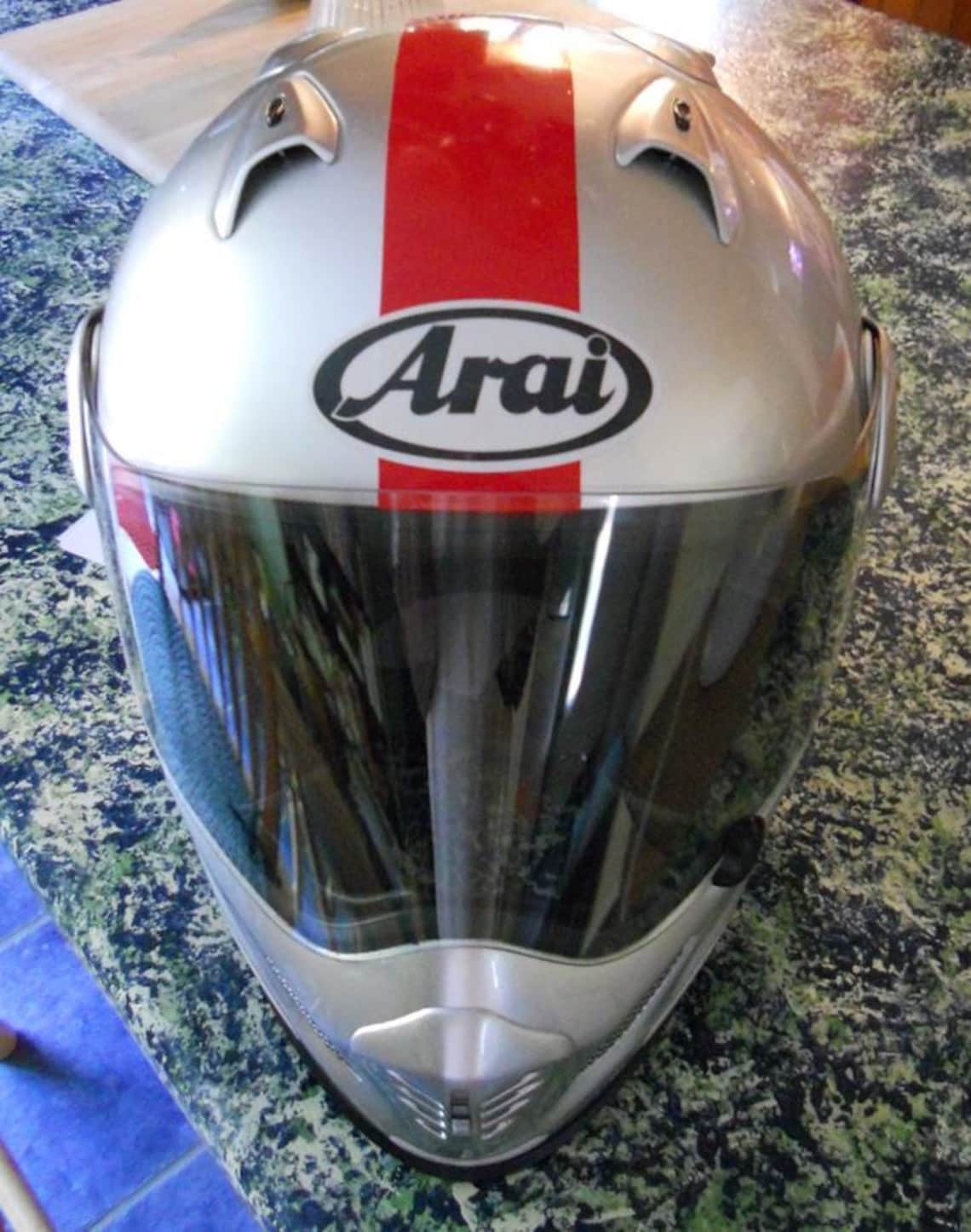 Motorcycle Helmet Stripes #2 Graphics FIT All Full and Half Face ...