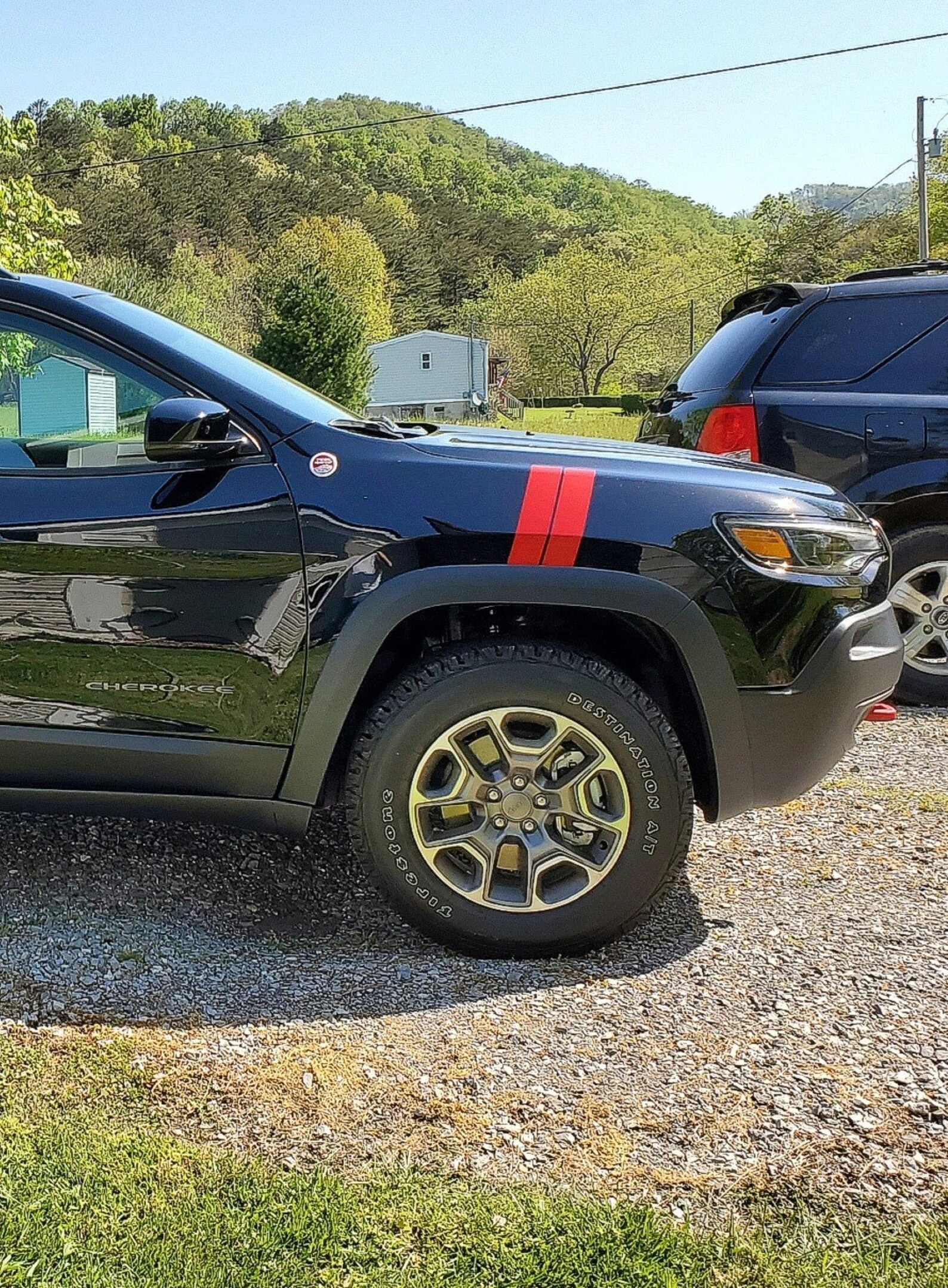 3" Fender Hash Mark Stripes FIT ALL Model 2013 - UP Jeep Cherokee - Etsy