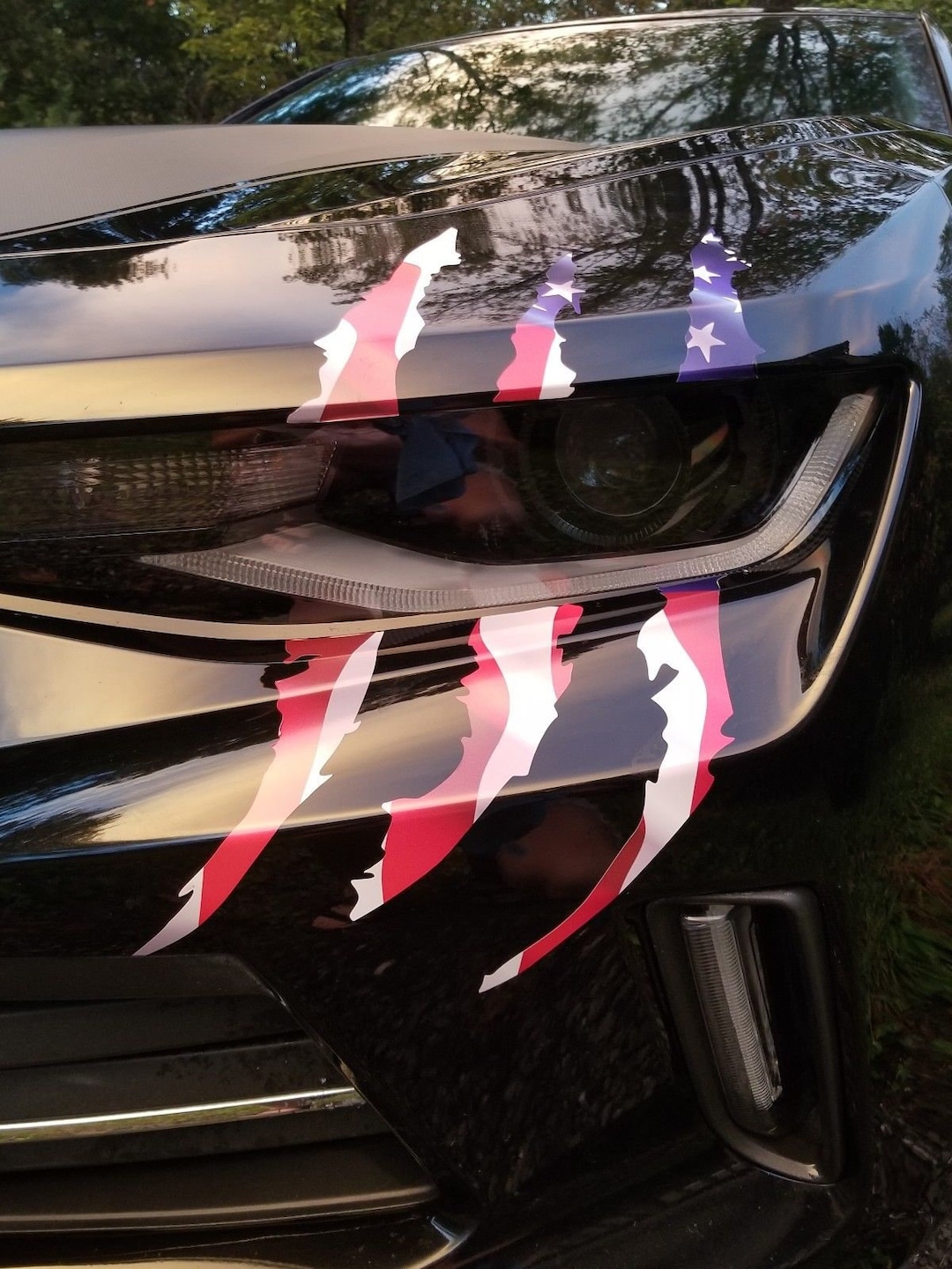 Claw Headlight Rip Decals / Stickers FIT All Model 2010 - 2023 Chevy ...