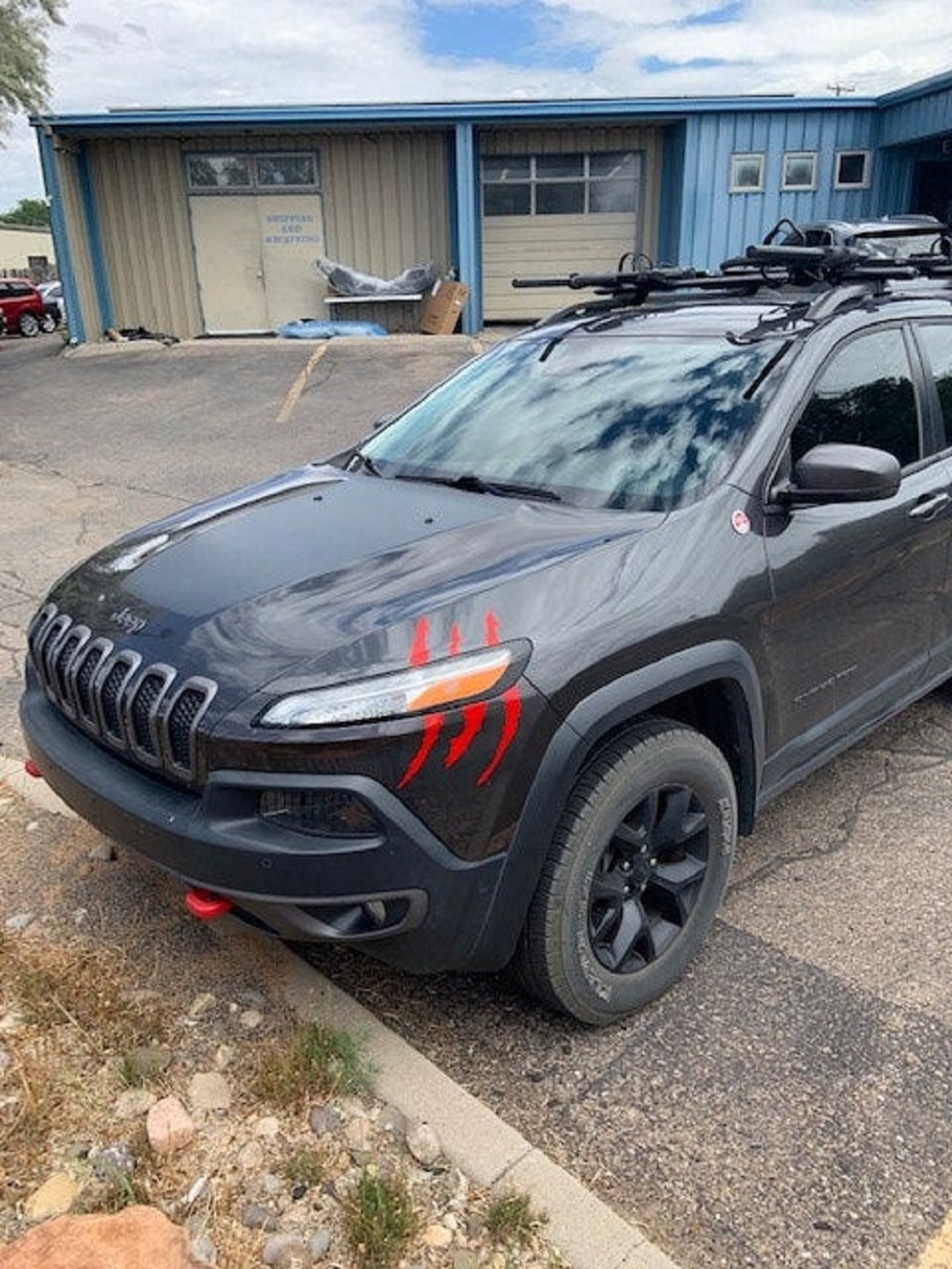 Claw Headlight Rip Decals / Stickers FIT All Model 2008 2023 Jeep ...