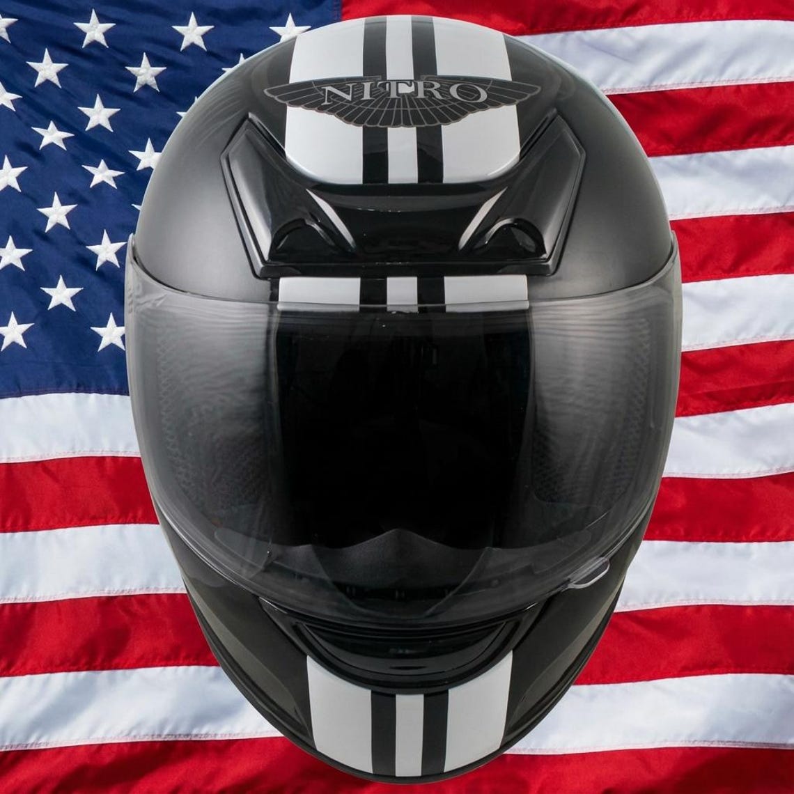Motorcycle Helmet Stripes #4 Graphics FIT All Full and Half Face ...