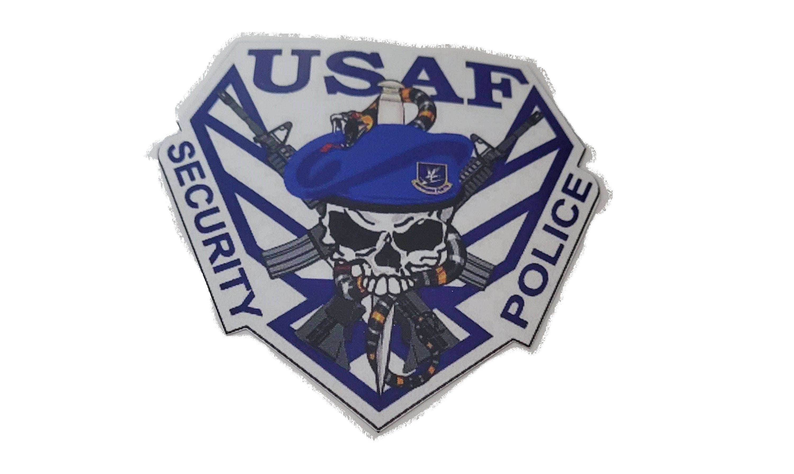 Air Force Security Police Diamond Skull Decal - Car, Truck, SUV - Etsy