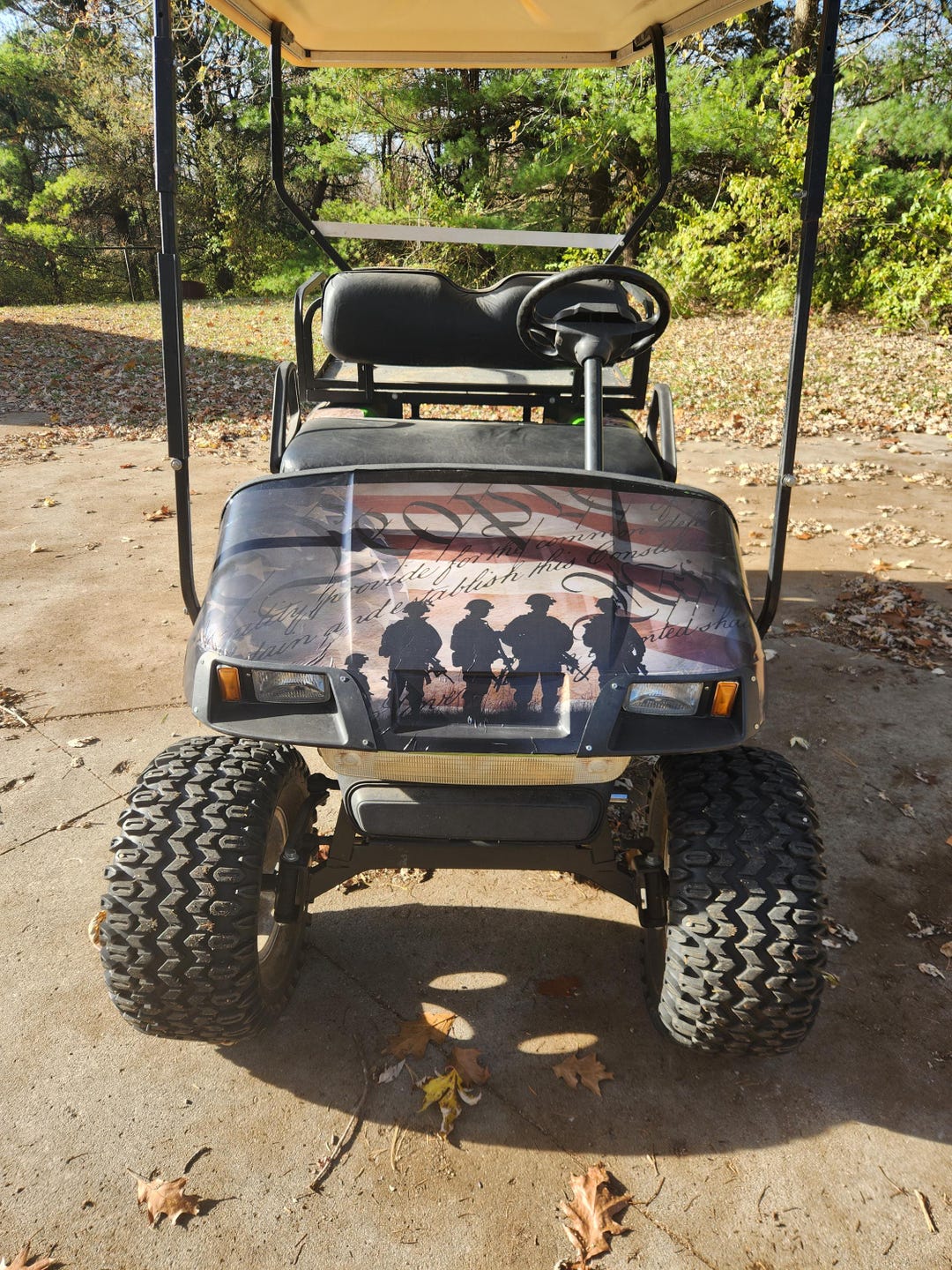 Golf Cart American Flag We the People FULL Wrap Graphics Set FIT All ...