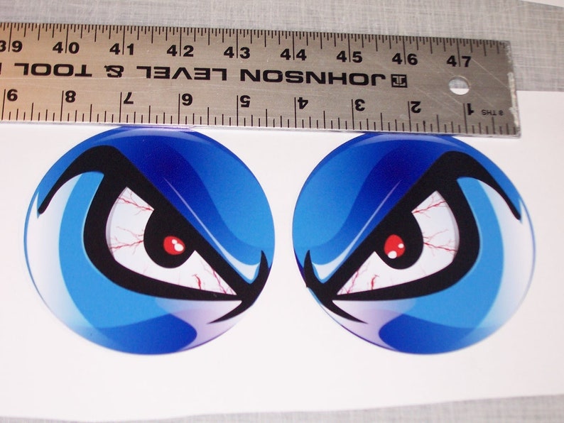 No Fear Headlight Eyes Decals: Jeep Wrangler, Truck, Bronco - Etsy