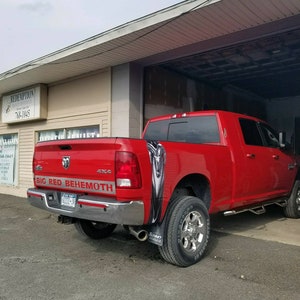 PAIR Robo Simulated Chrome Head Bed Stripe Decals / Stickers FIT All ...