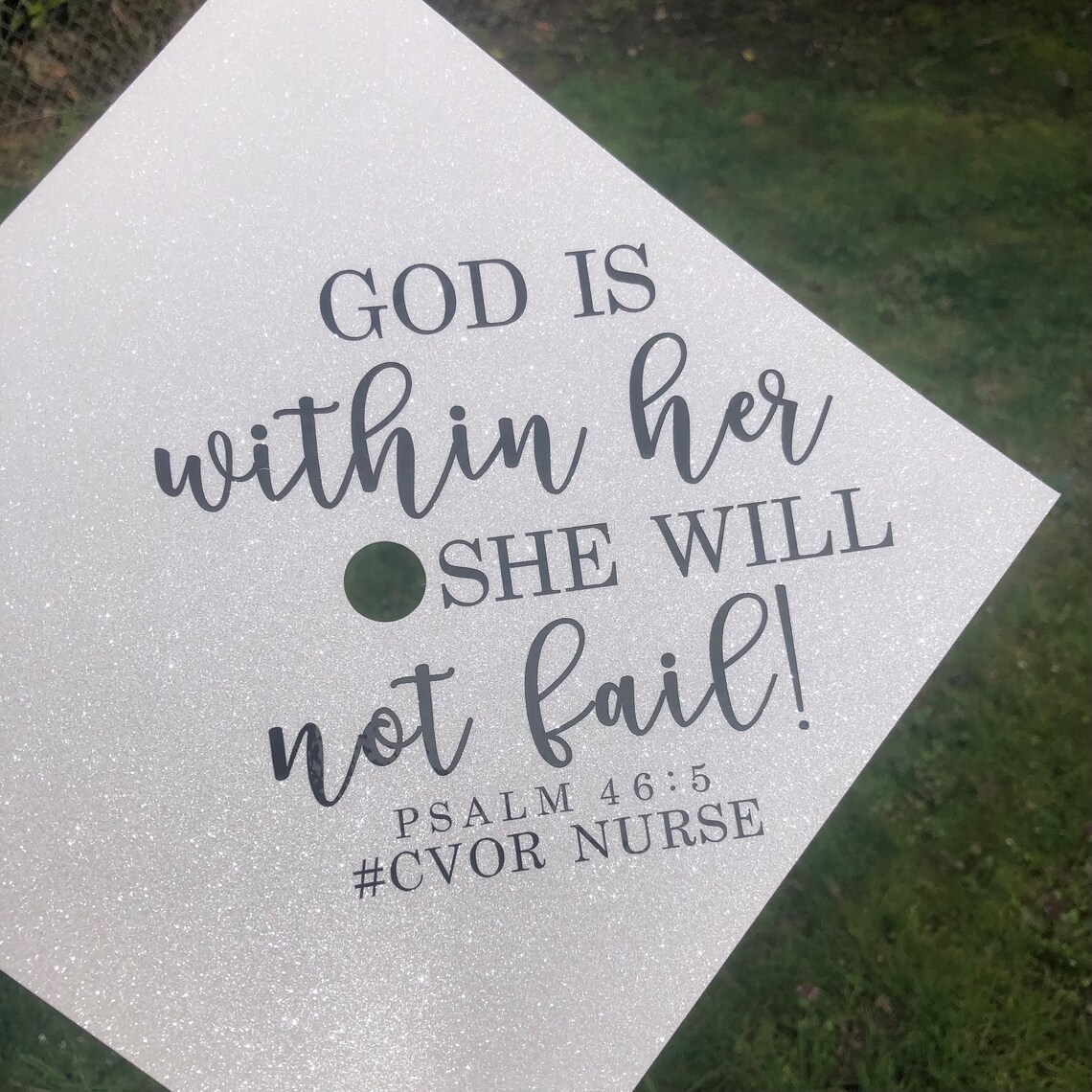 Plain Graduation Cap Topper | 2023 Graduation | Custom Plain Grad Cap ...