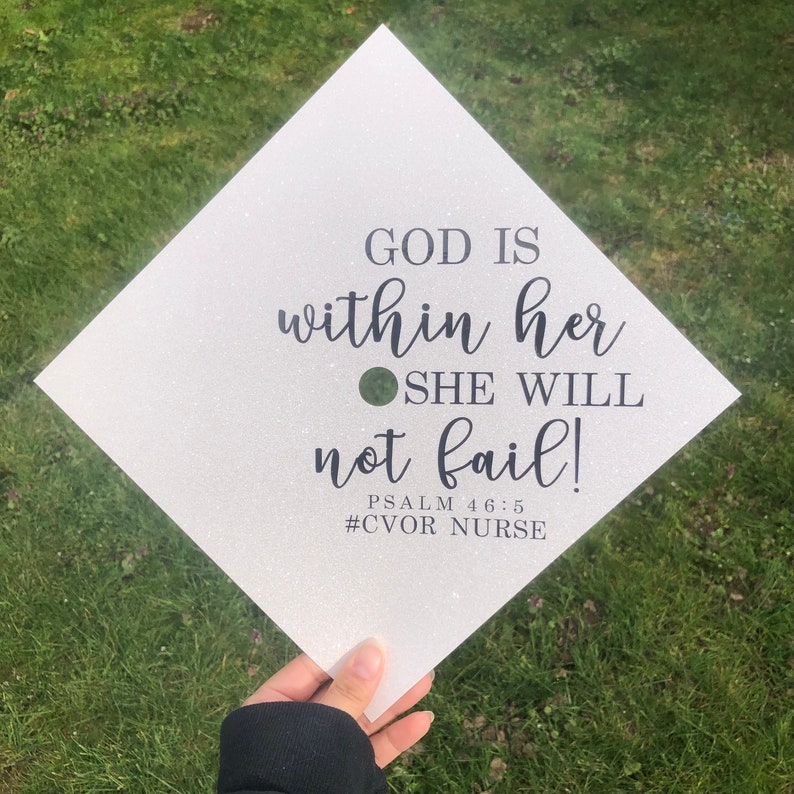 Plain Graduation Cap Topper | 2023 Graduation | Custom Plain Grad Cap ...