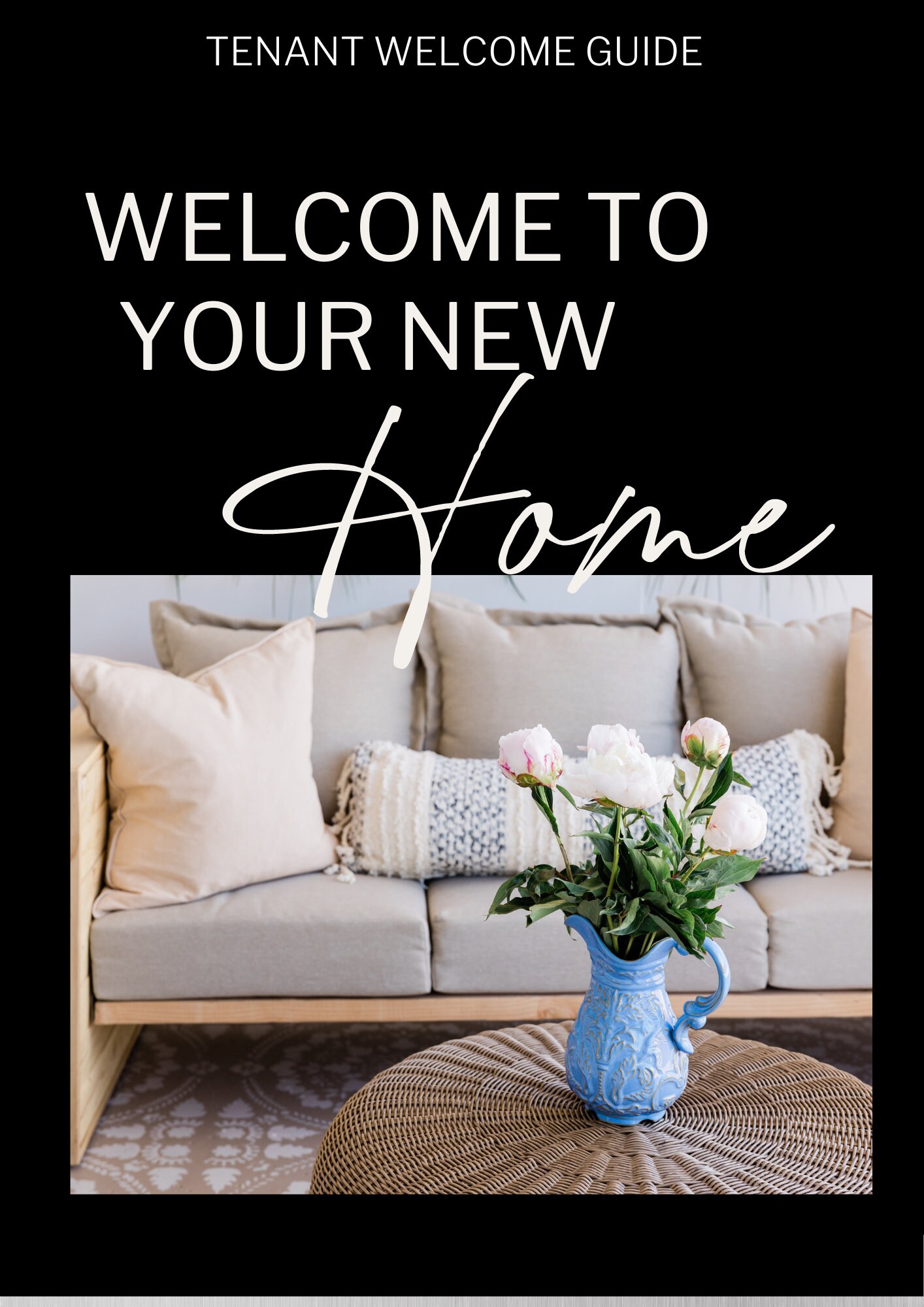 Tenant Welcome Guide| Property Management | Editable in Canva - Etsy