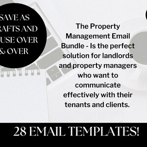 Property Management Email Template Bundle: 28 Editable Templates ...