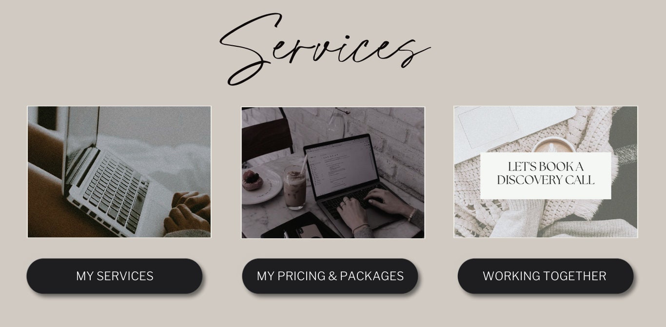 Virtual Assistant Website Template: Editable Canva Layout (digital ...