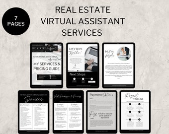 Editable Virtual Assistant Proposal Template, Freelance Personal ...