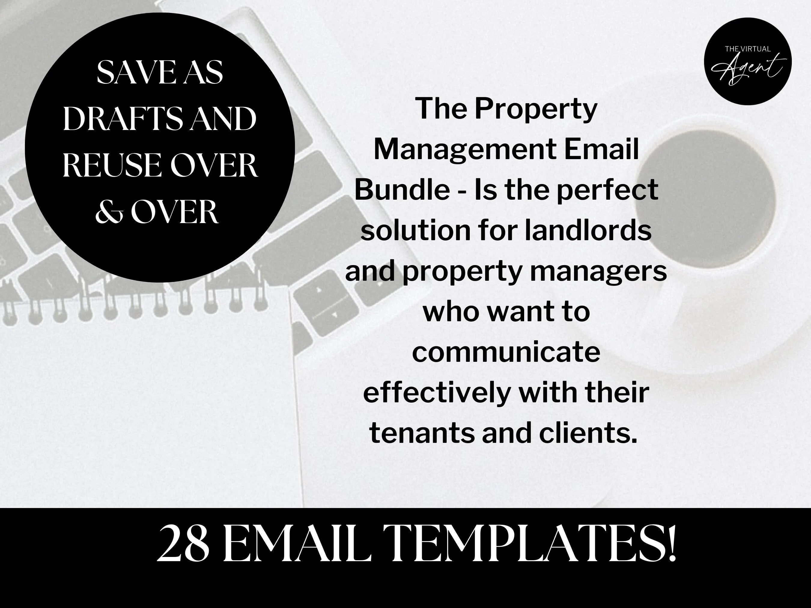 Property Management Email Template Bundle: 28 Editable Templates ...