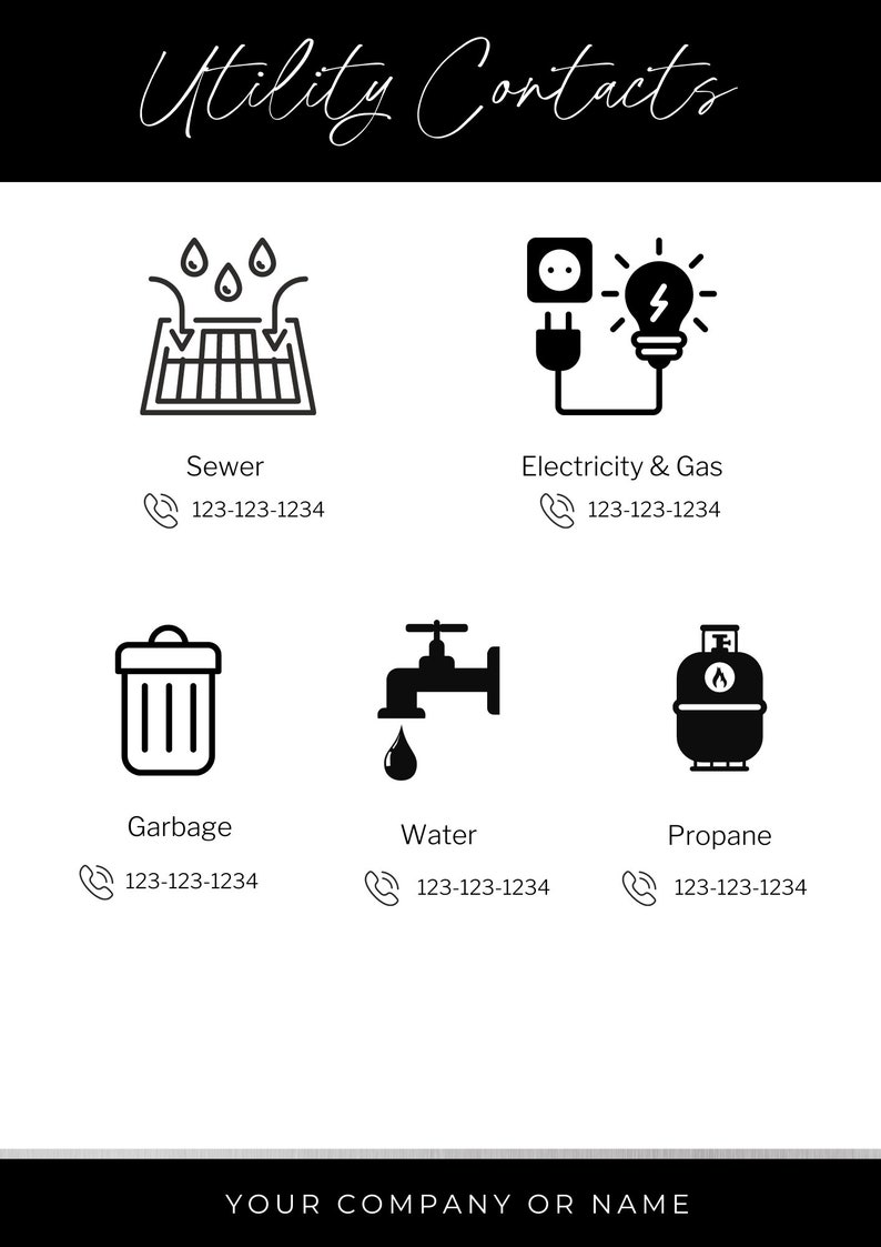 Tenant Welcome Guide| Property Management | Editable in Canva - Etsy