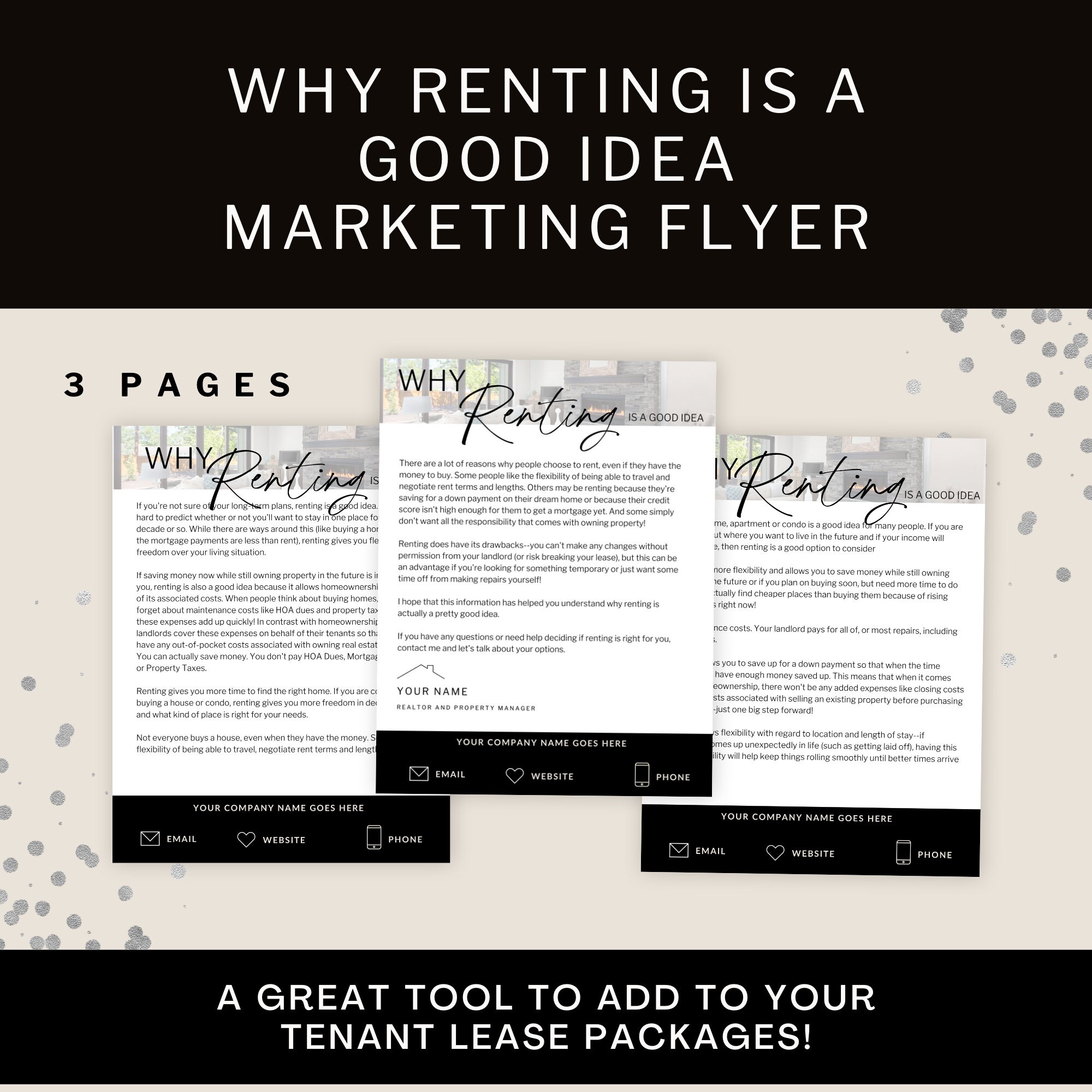 Tenant Onboarding Bundle: Editable Templates for Property Management ...