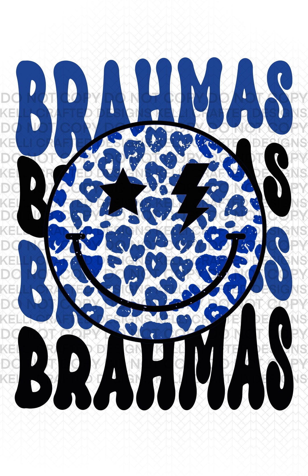 Retro Brahmas Smiley Face Mascot Png - Etsy
