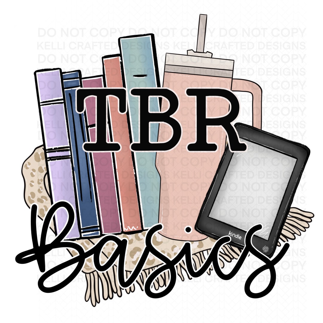 TBR Basics Png File for Sublimation Reading Image - Etsy