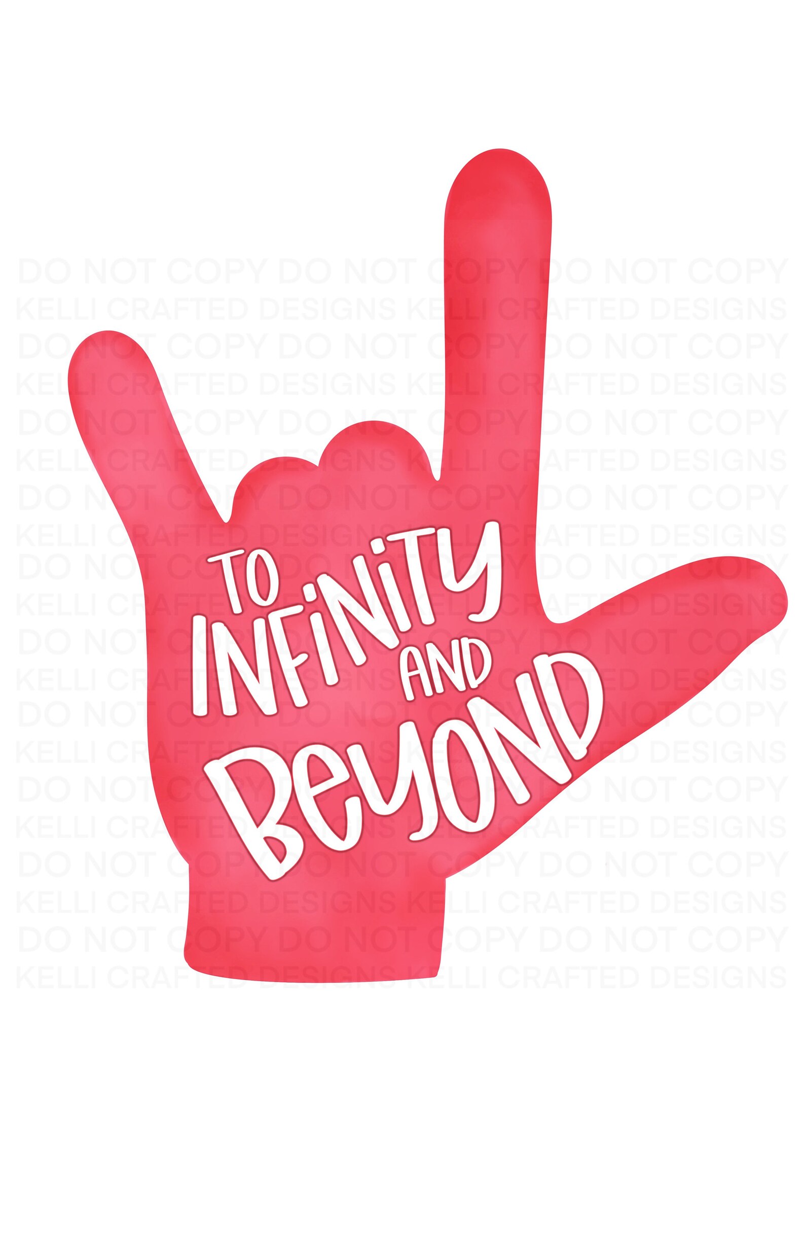 I Love You to Infinity and Beyond ASL Valentine’s Day Png - Etsy