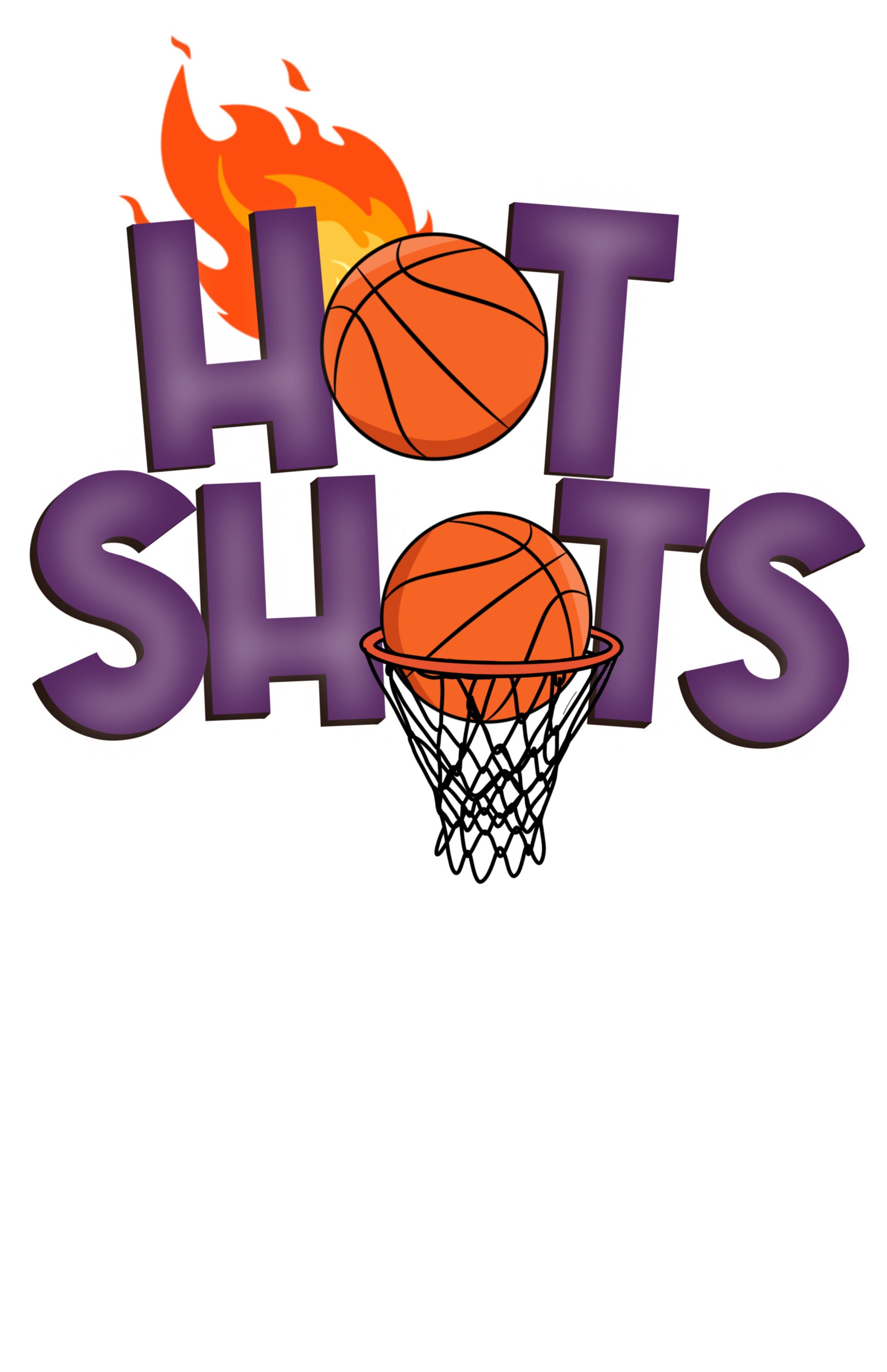 Hot Shots Basketball PNG Digital Download 3 Designs - Etsy