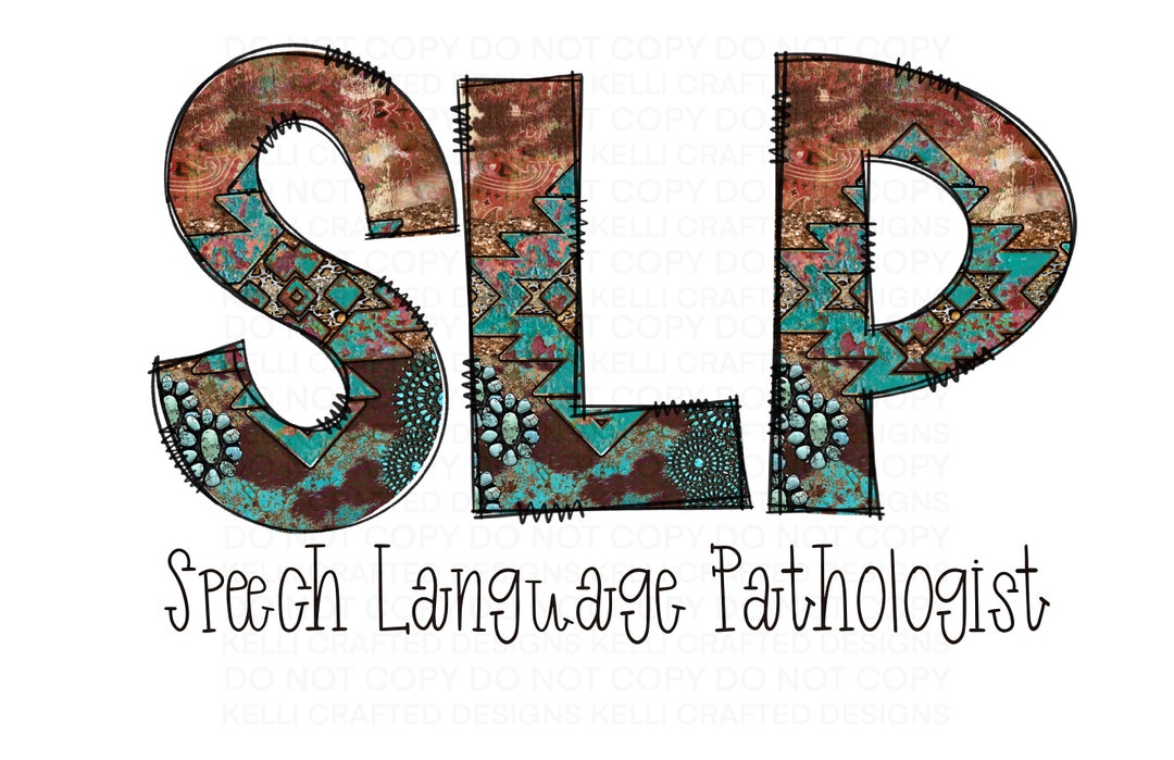 Speech Language Therapist Western Png - Etsy