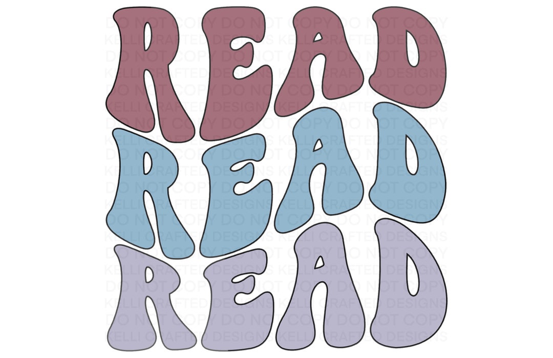 Retro Read Png - Etsy
