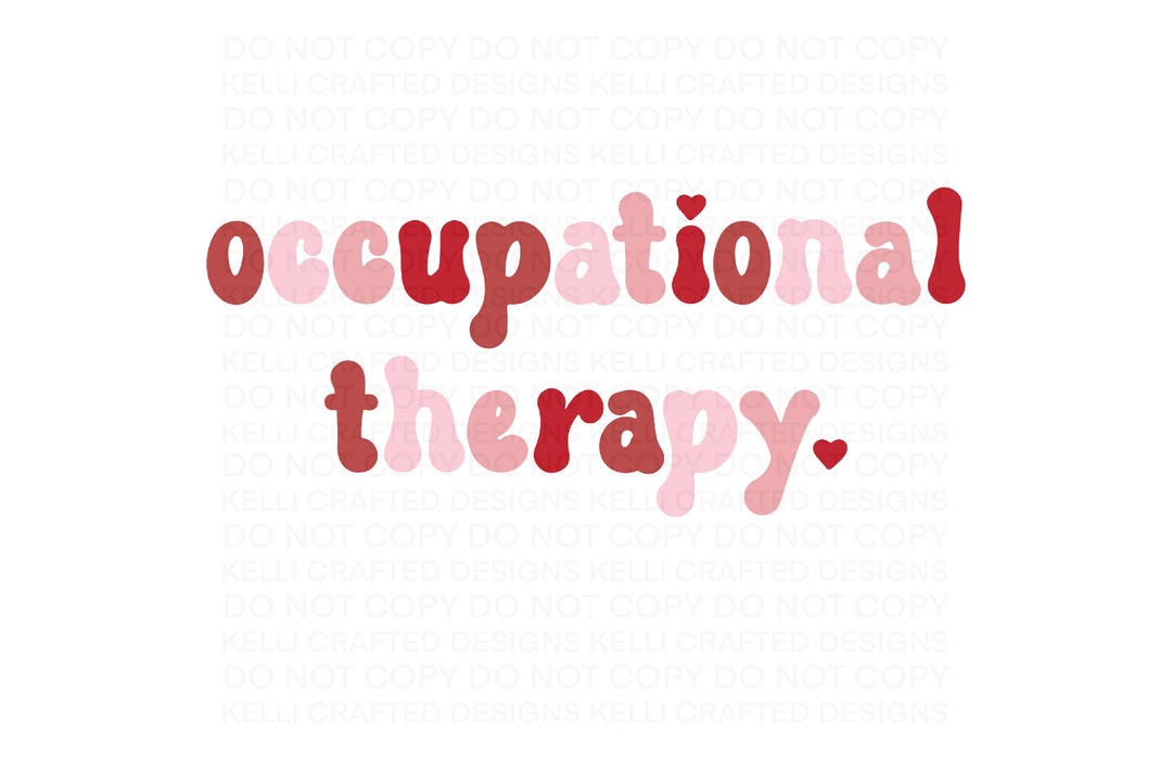 Occupational Therapy Valentine's Day Retro Png - Etsy