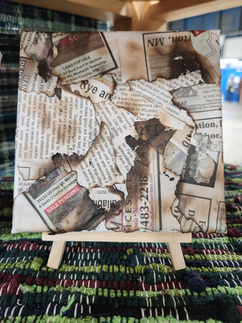 Old News, Paper Art, Newspaper Art - Etsy