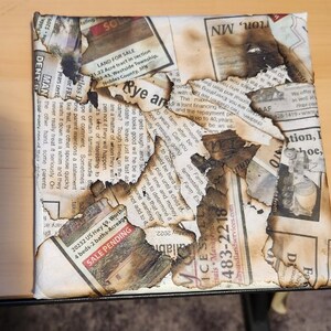 Old News, Paper Art, Newspaper Art - Etsy
