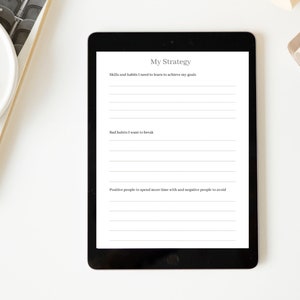 NEW 2023 Goal Planner Printable | Editable PDF | 2023 Goal Setting ...