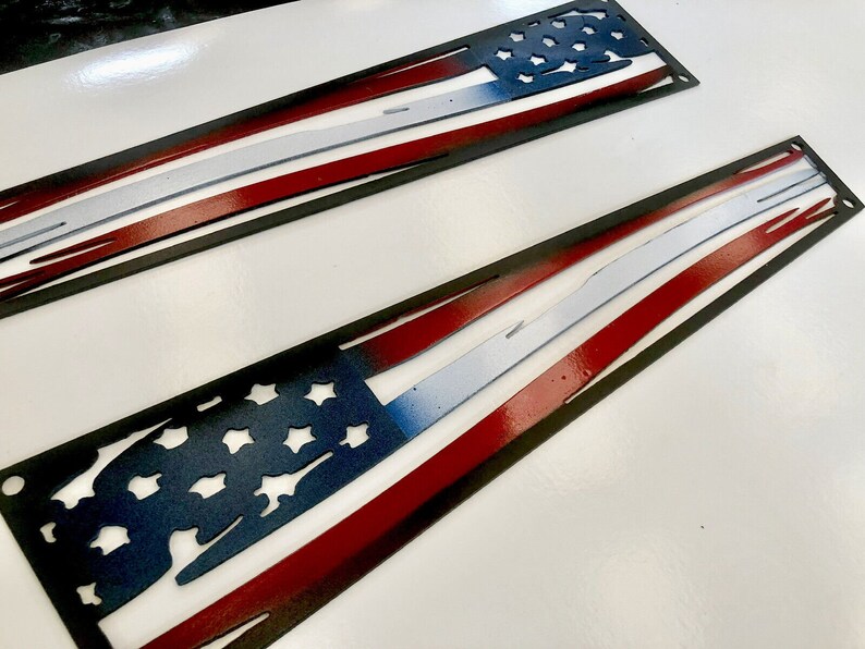 Custom Steel “tattered Flag” Polaris RZR Intake Bezel Cover 2017-2023 ...