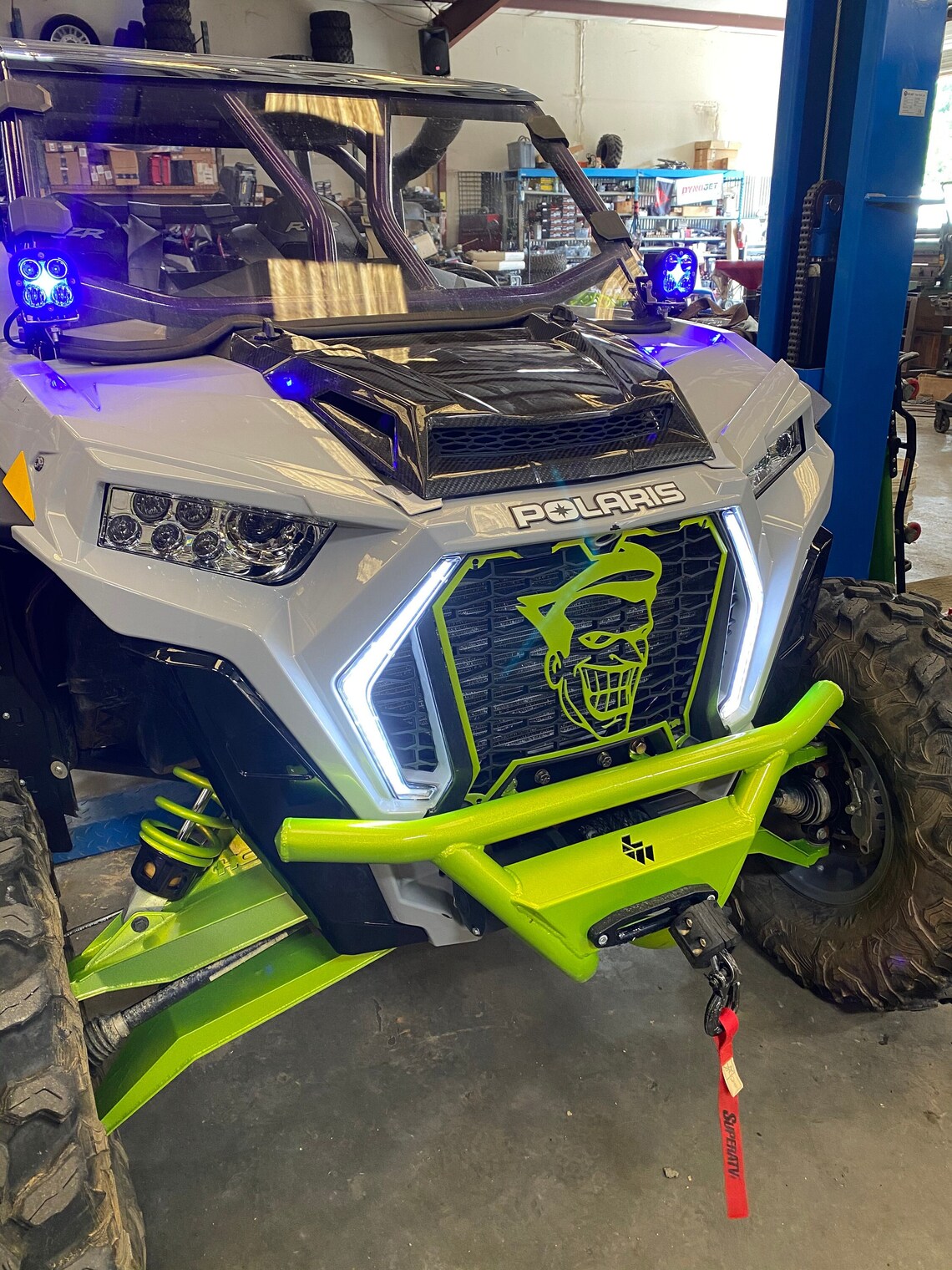 Custom Steel “joker” Polaris RZR Grill Insert - Etsy