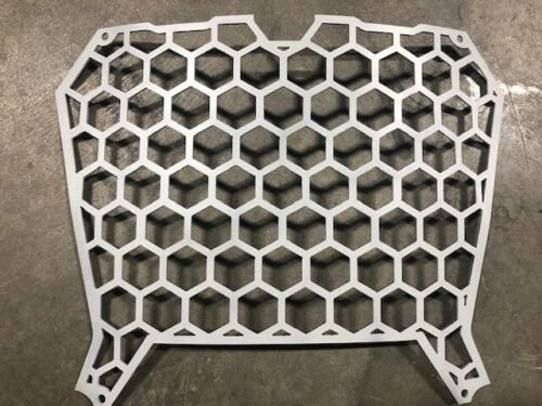 Custom Steel “honeycomb" Polaris RZR Grill Insert 2018-2023 Turbo S ...