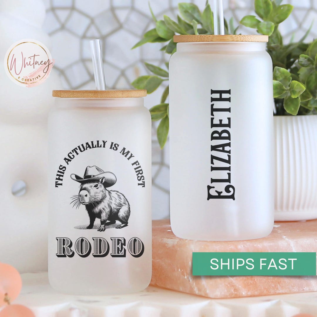 Personalized This Actually is My First Rodeo Tumbler, Custom First ...