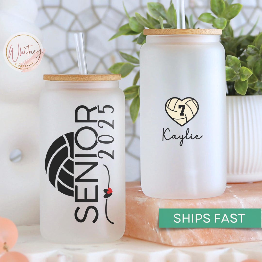 Personalized Volleyball Senior Tumbler, Custom Volleyball Senior 2025 ...