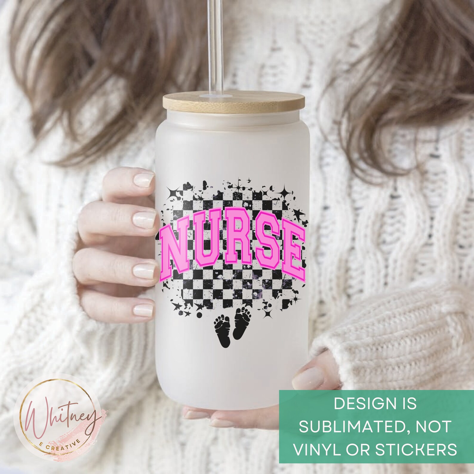 Personalized L&D Nurse Iced Coffee Cup Gift, Custom Labor and Delivery ...