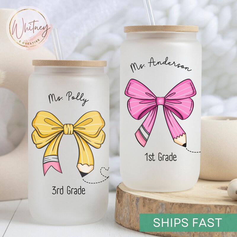 Personalized Teacher Cup - Etsy