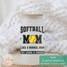 Personalized Softball Mom Tumbler, Custom Softball Mom Frosted Coffee ...