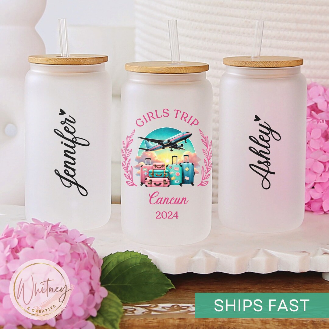 Personalized Girls Trip Tumbler, Girls Trip Gifts Cup, Custom Girls ...