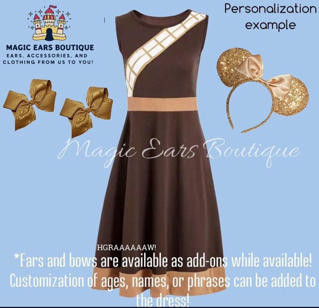 Chewbacca Dress, Wookie Dress, Star Wars Dress, Disneyland Dress ...