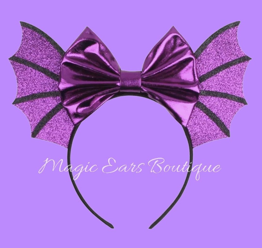 Purple Bat Ears Purple Wing Ears Bat Wing Ears Animal Wing - Etsy