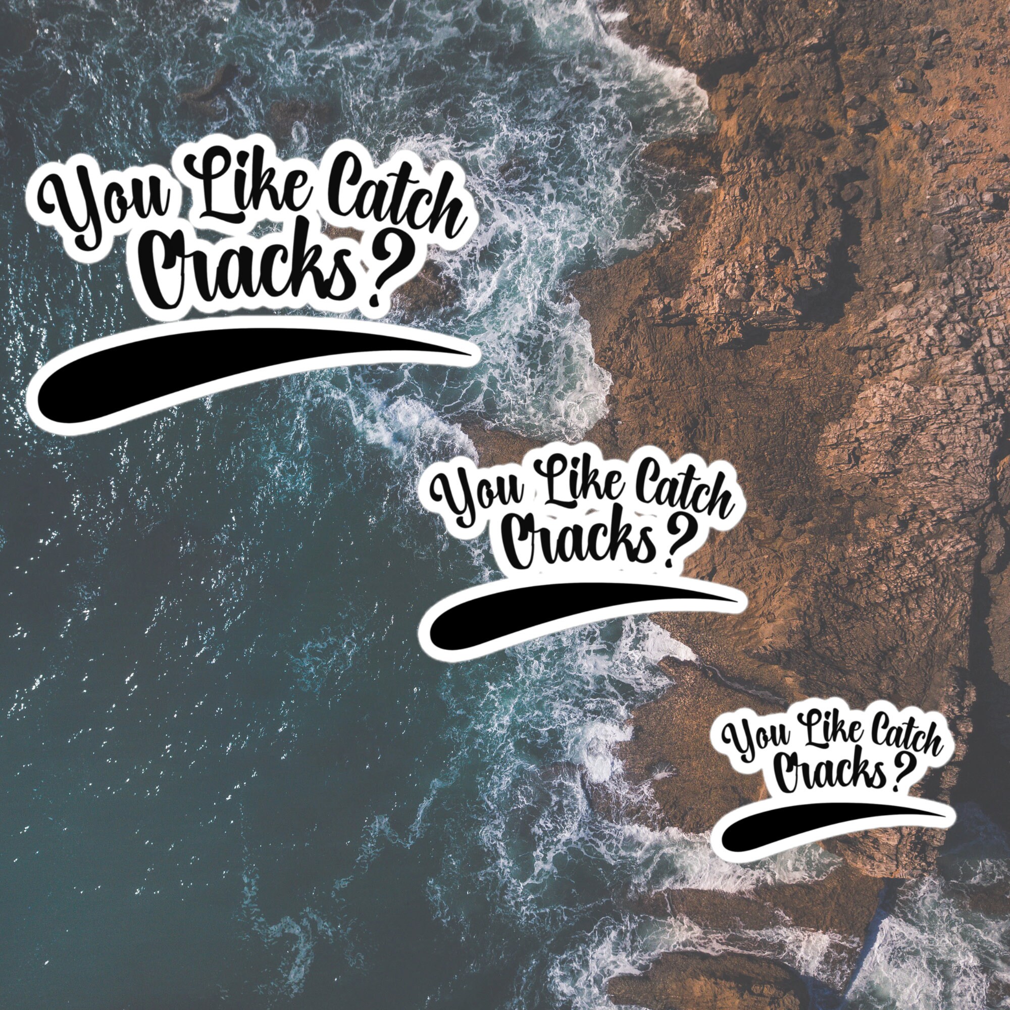 You Like Catch Cracks? Vinyl Sticker / Hawaii Sticker / Local Sticker ...