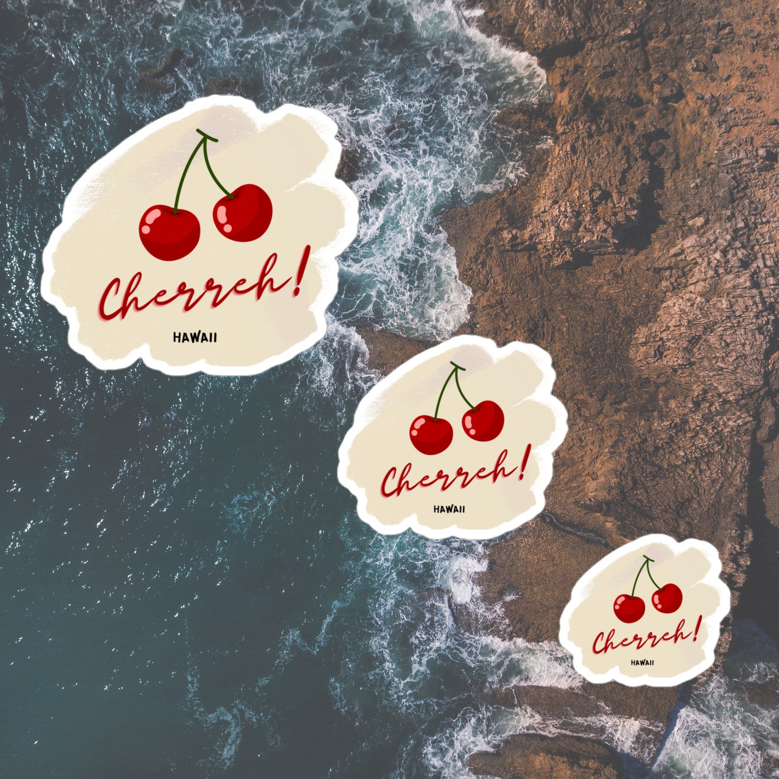 Cherreh Vinyl Sticker / Hawaii Sticker / Local Sticker / Pidgin Sticker ...